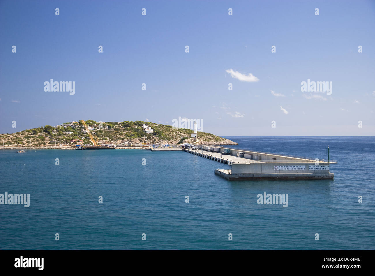 Coast line at Ibiza, Spain Stock Photo - Alamy