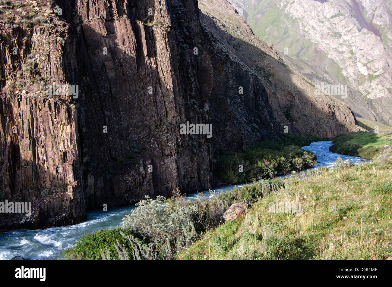 mountain river tien-shan Stock Photo - Alamy