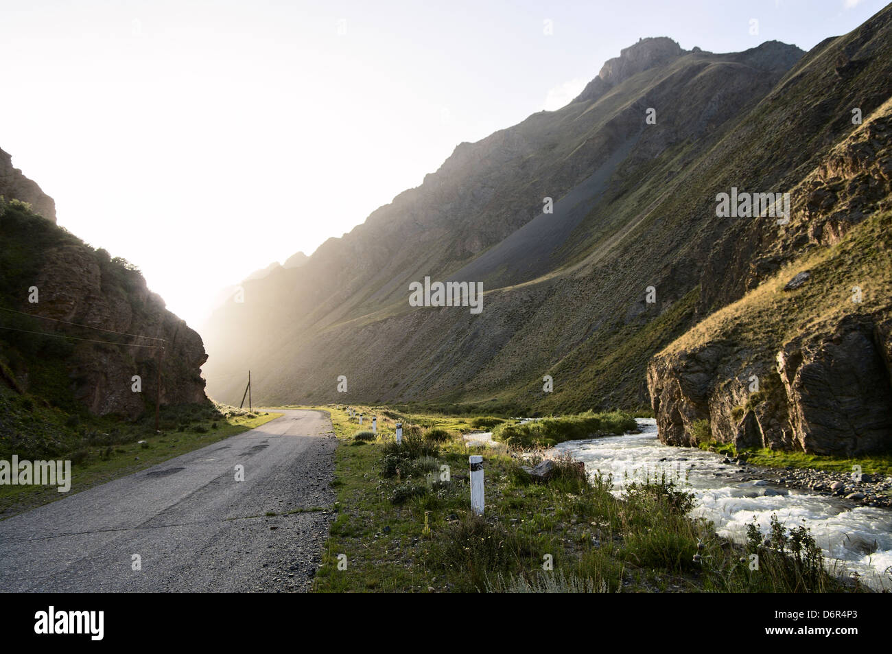 mountain river tien-shan Stock Photo - Alamy