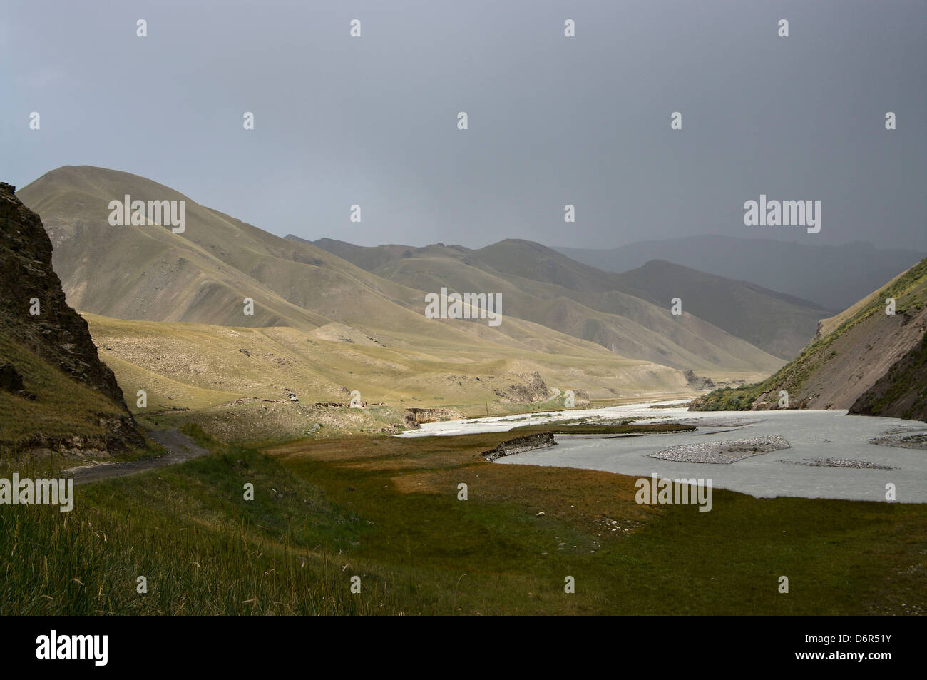 mountain river tien-shan Stock Photo - Alamy