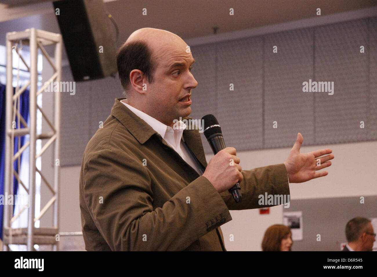 Christopher Ashley Press rehearsal with the cast of the Broadway ...