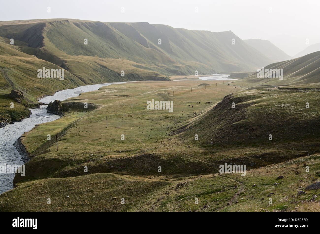 mountain river tien-shan Stock Photo - Alamy