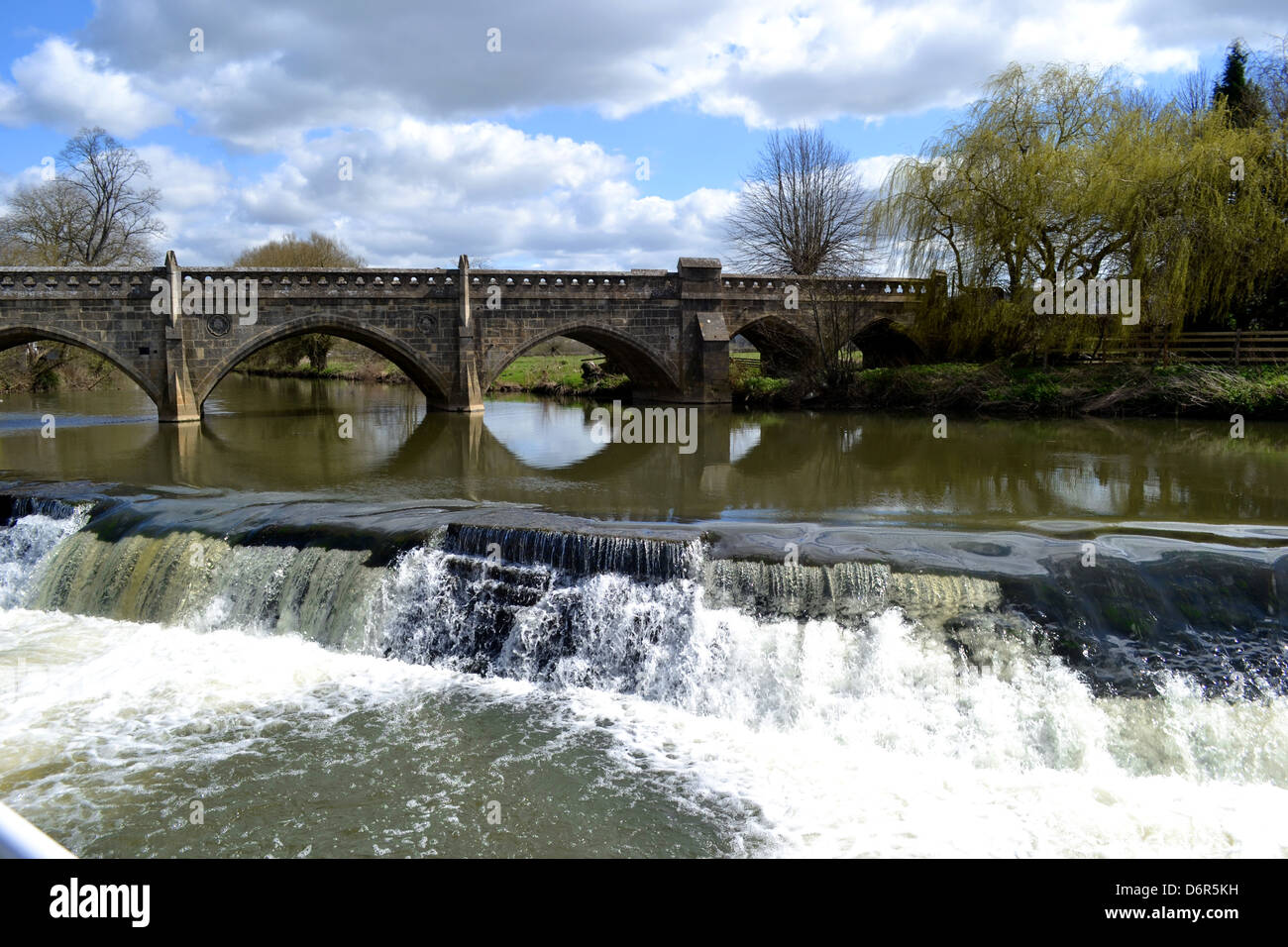 Bathampton Weir and Toll Bridge, also known as Batheaston Toll Bridge ...