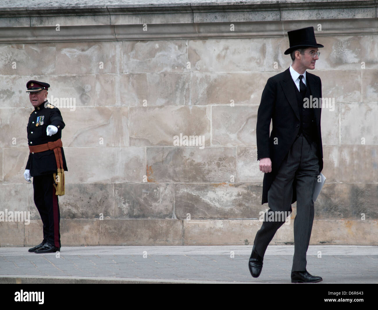 Jacob rees mogg top hat hi-res stock photography and images - Alamy
