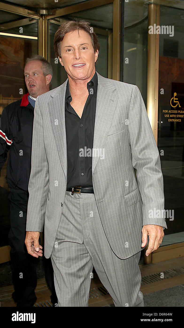 Bruce Jenner at NBC studios for an appearance on 'Today' New York City ...