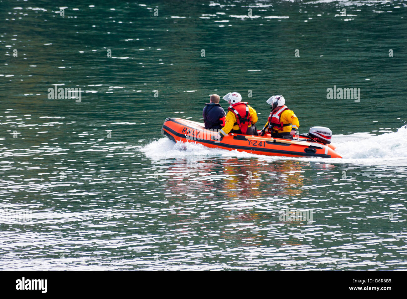Inflatable rescue boat hi-res stock photography and images - Alamy