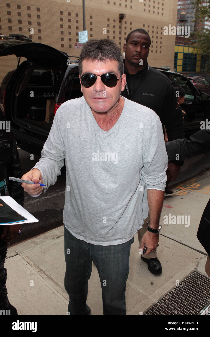 Simon Cowell outside Fox studios for 'The Wendy Williams Show' New York ...