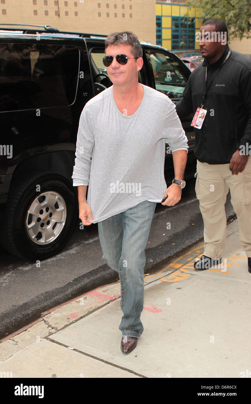 Simon Cowell outside Fox studios for 'The Wendy Williams Show' New York ...