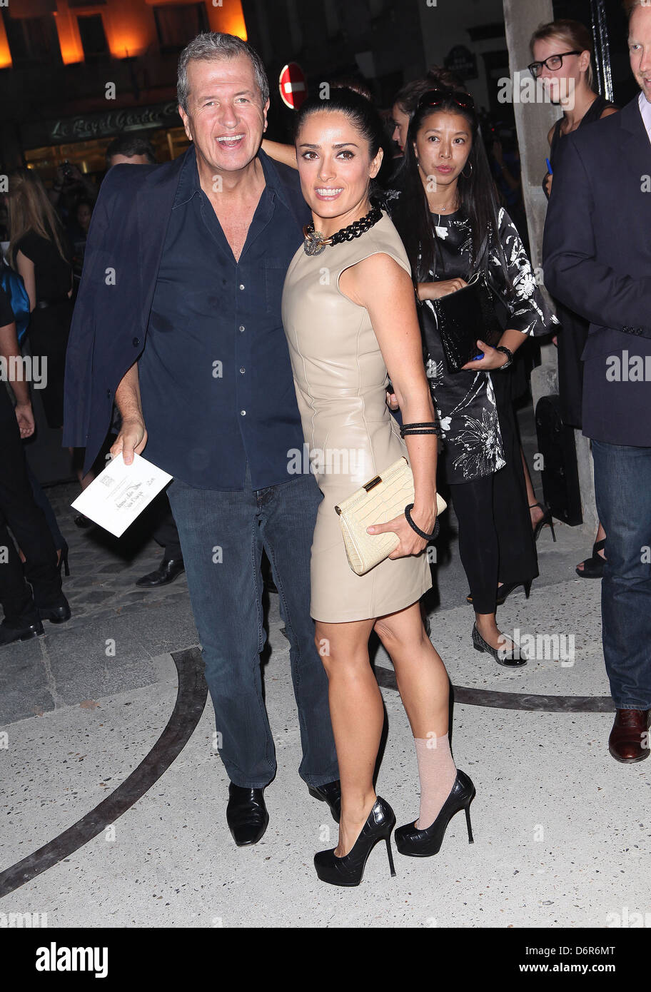 Salma Hayek, Mario Testino Paris Fashion Week Spring/Summer 2012 Ready ...