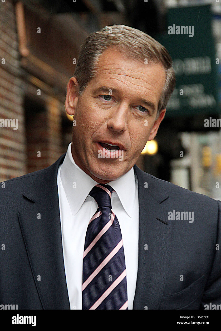 Brian Williams 'The Late Show with David Letterman' at the Ed Sullivan ...