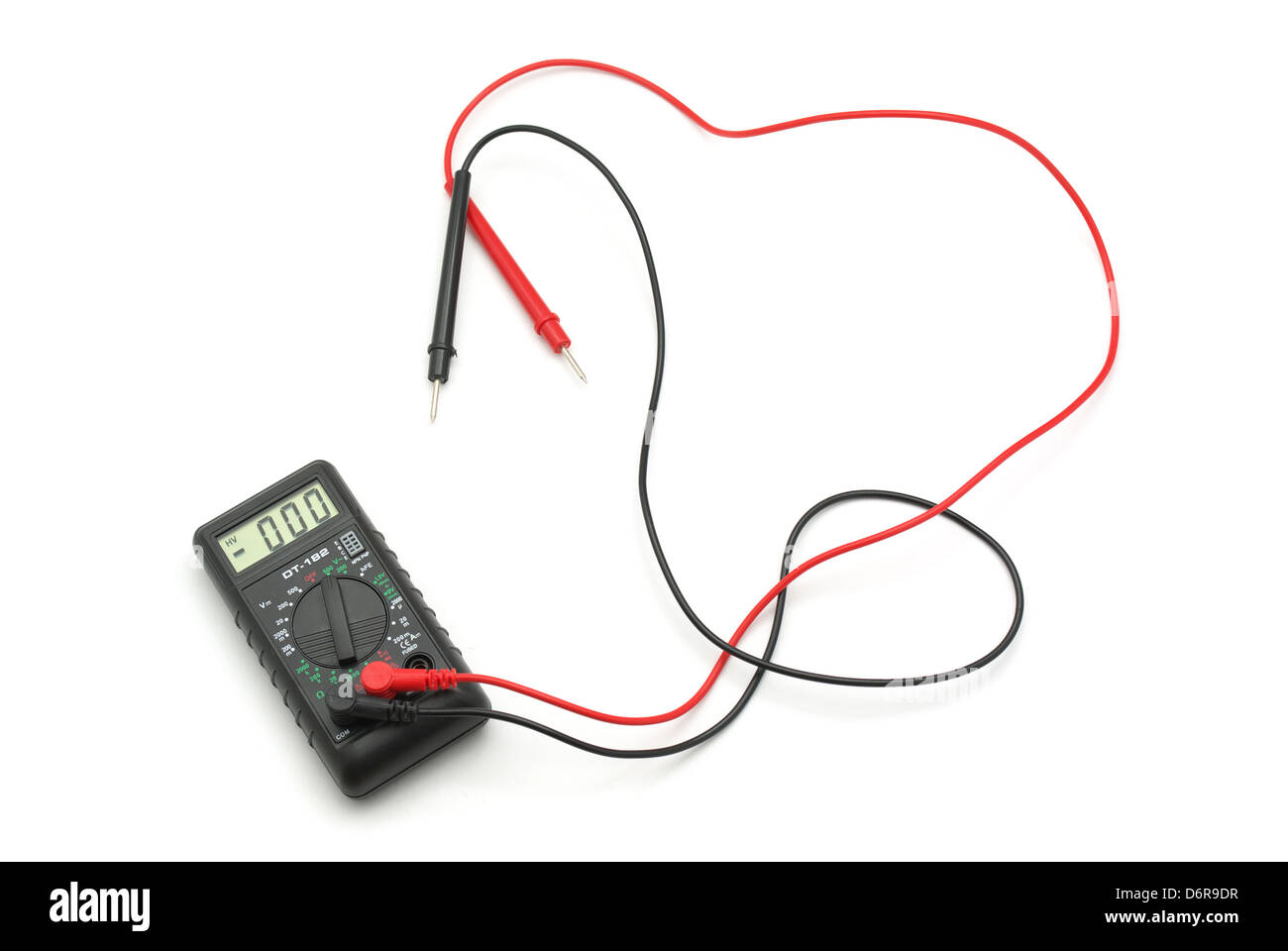 Digital measuring device Cut Out Stock Images & Pictures - Alamy