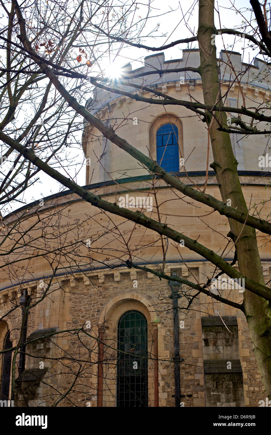 The Round Tower of the Knights Templars 1185 Gothic Round Church Temple ...