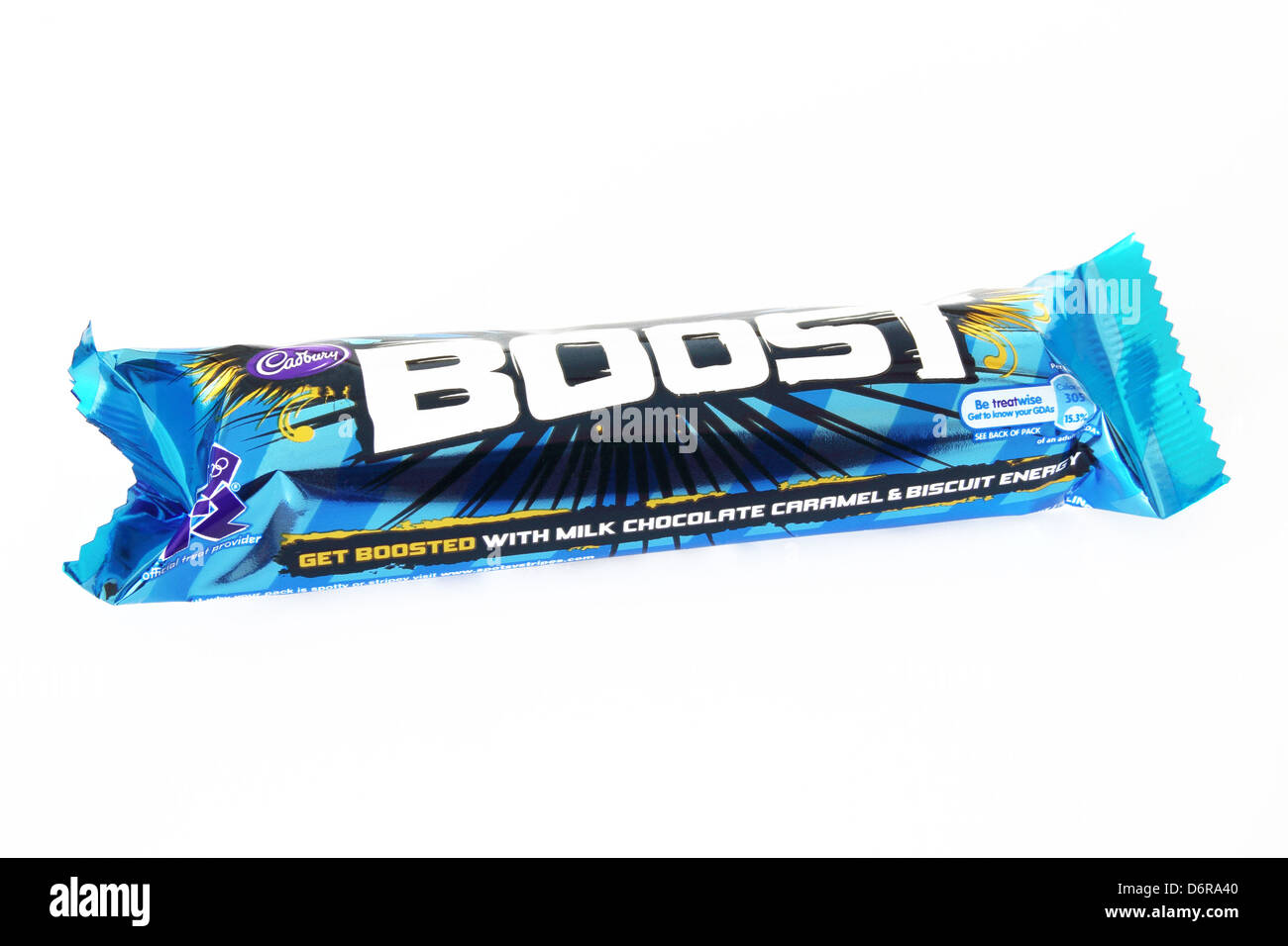 Cadburys Boost Chocolate Bar on a White Background Stock Photo - Alamy