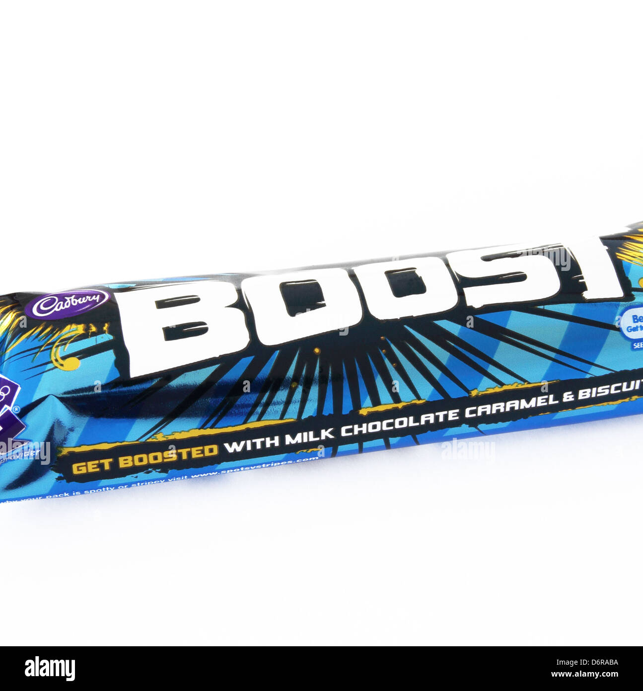 Cadburys Boost Chocolate Bar on a White Background Stock Photo - Alamy