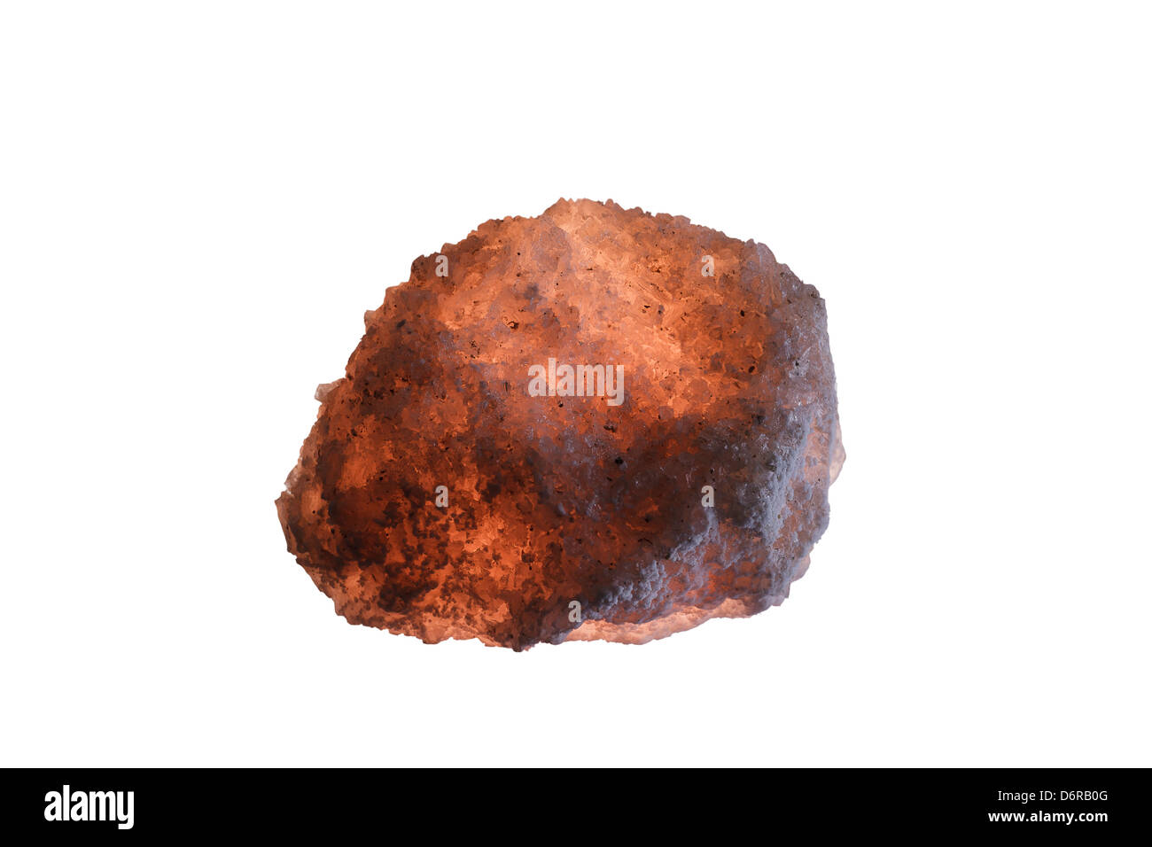 Rock salt close-up, isolated on white background Stock Photo - Alamy