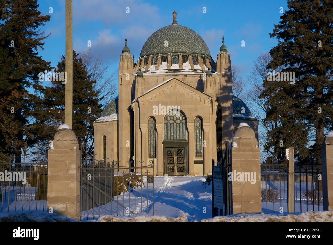Thomas Foster Memorial Temple, near Uxbridge, Ontario, Canada Stock ...
