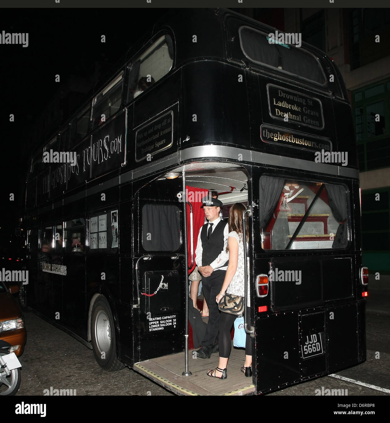 Amanda Holden is seen leaving 'Shrek The Musical' and boards The Ghost ...