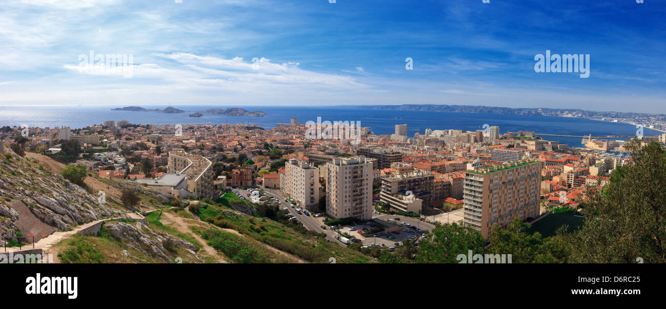 Birds eye view marseille hi-res stock photography and images - Alamy