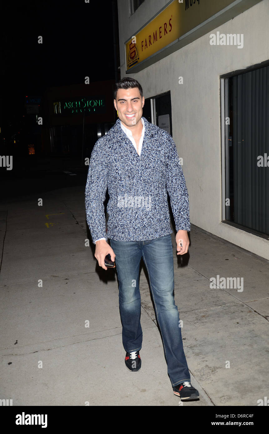 Adam Sabbagh arrives at Pearl Records 2011 Christmas party at CAPS in ...