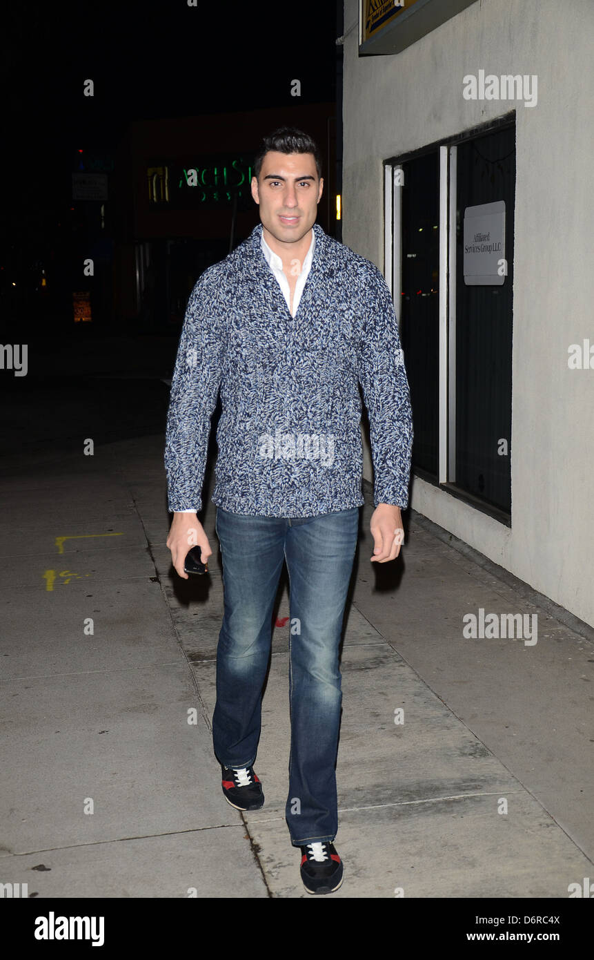 Adam Sabbagh arrives at Pearl Records 2011 Christmas party at CAPS in ...
