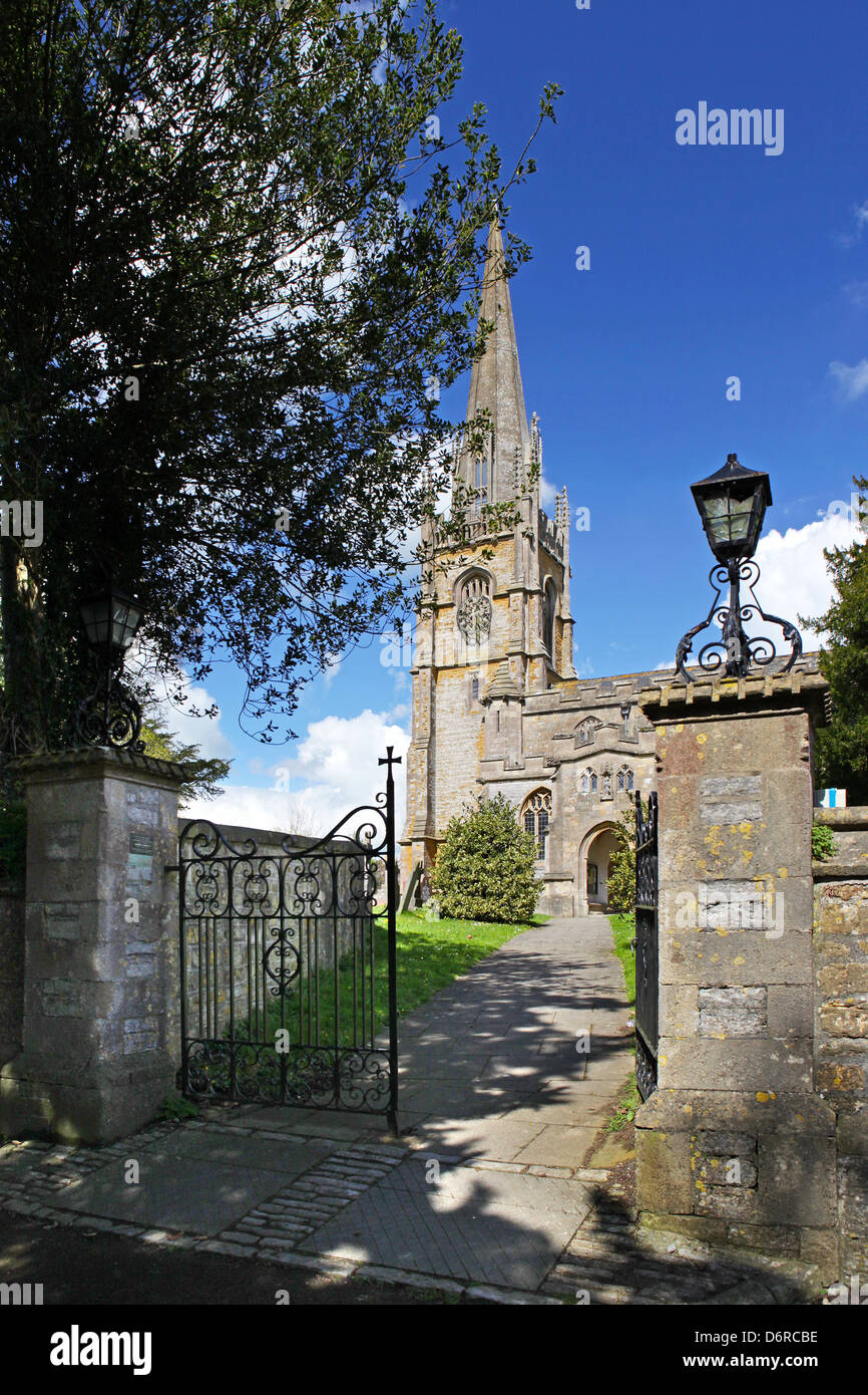 Castle Cary church in Somerset Stock Photo - Alamy