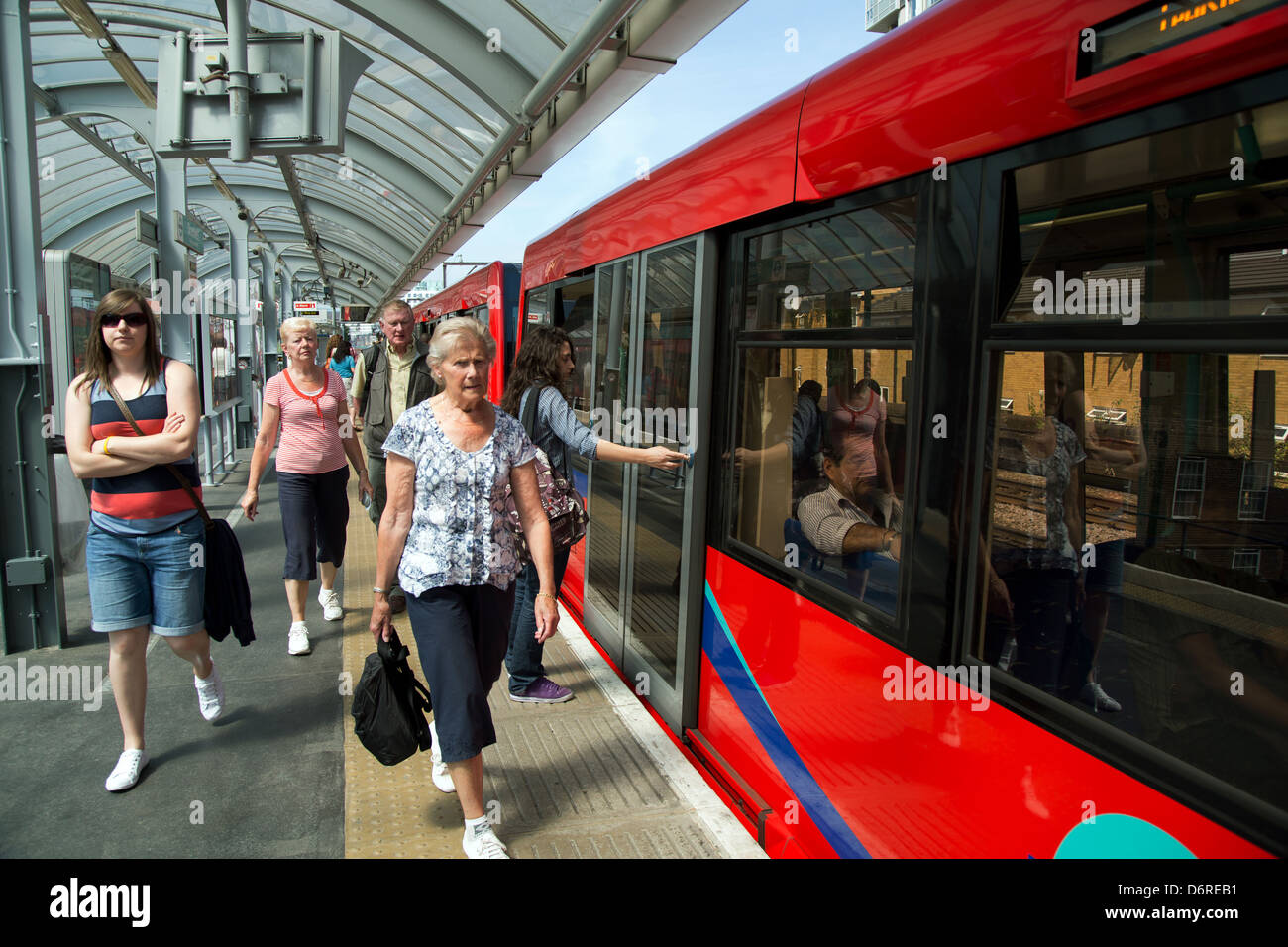 Dlr train interior hi-res stock photography and images - Alamy