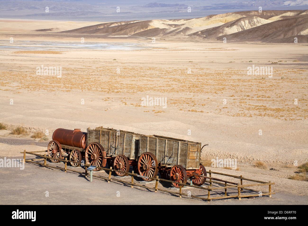 20 Mule Team Wagon at the Harmony Borax Works, Death Valley National ...