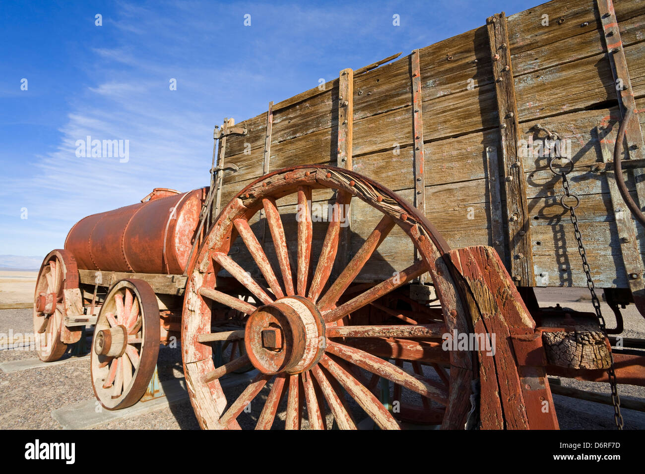 20 Mule Team Wagon at the Harmony Borax Works, Death Valley National ...