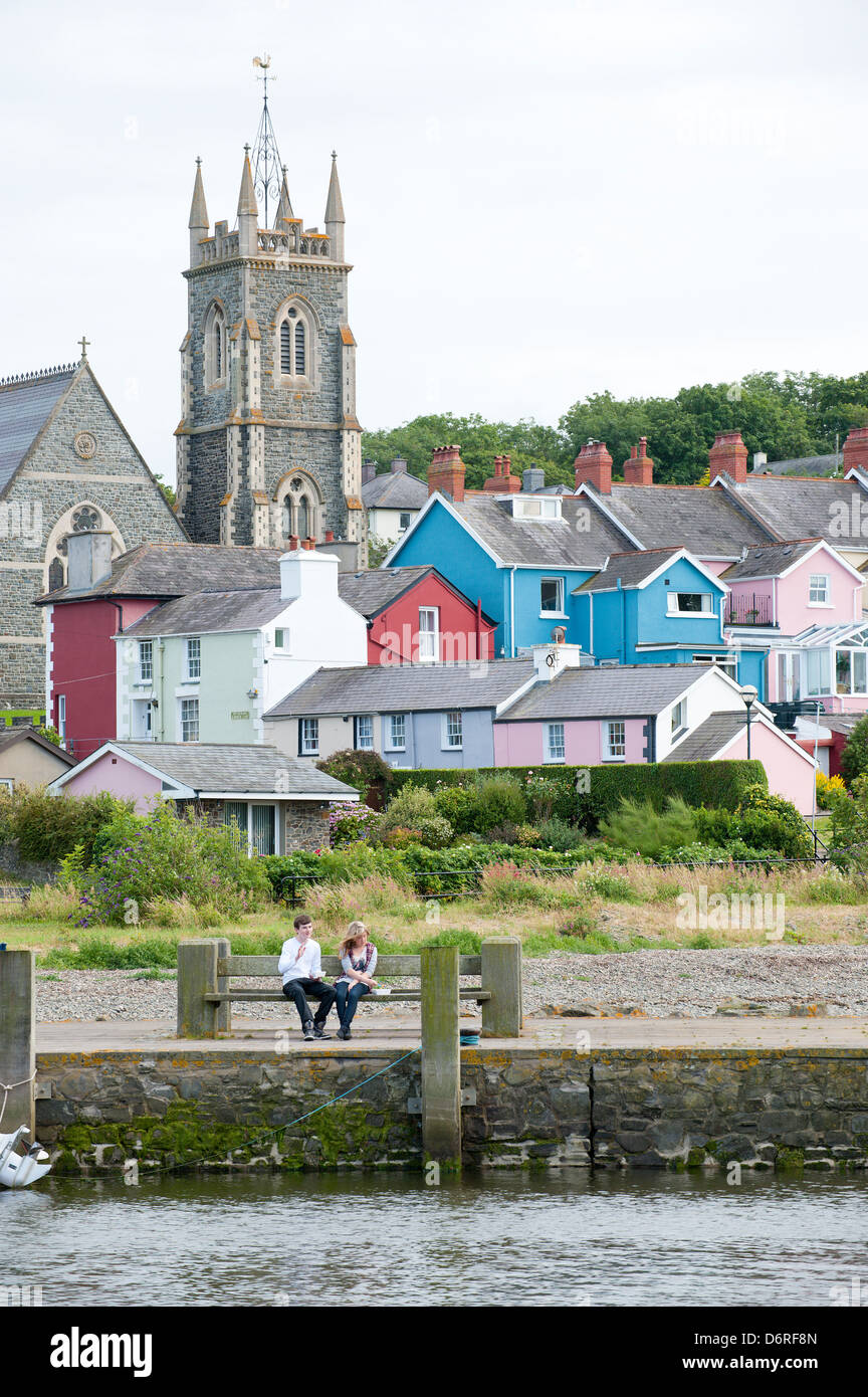 Aberaeron, Ceredigion, Wales, UK Stock Photo - Alamy