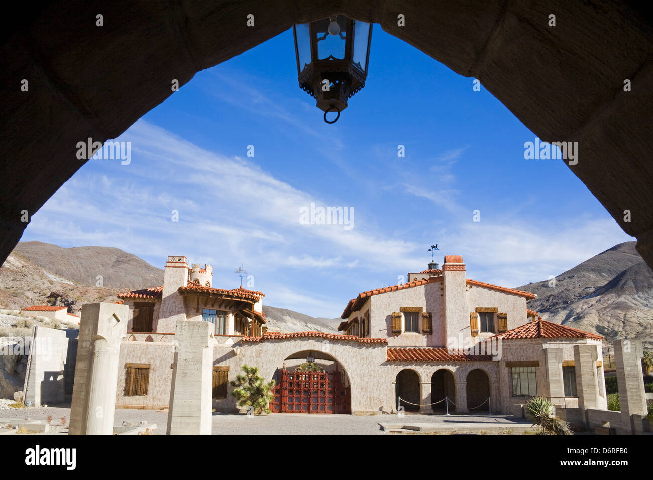 Scotty's Castle in Death Valley National Park, California, USA, North ...