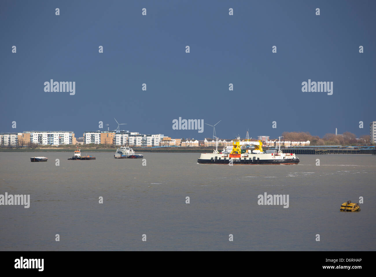 Woolwich Ferry in London, England Stock Photo - Alamy