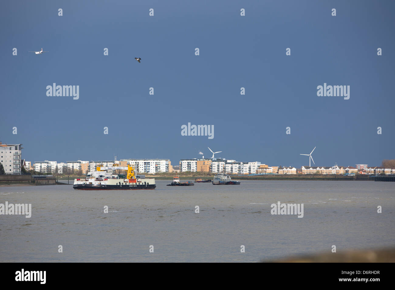 Woolwich Ferry in London, England Stock Photo - Alamy