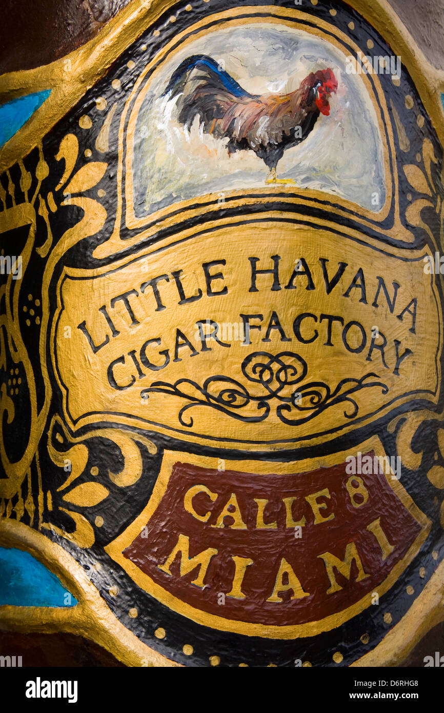 Cigar factory in Little Havana, Miami, Florida, USA Stock Photo - Alamy
