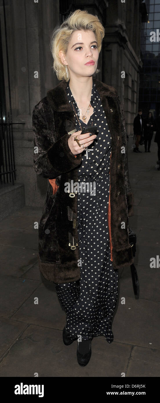 Pixie Geldof London Fashion Week A/W 2011 - Unique, held at Topshop ...