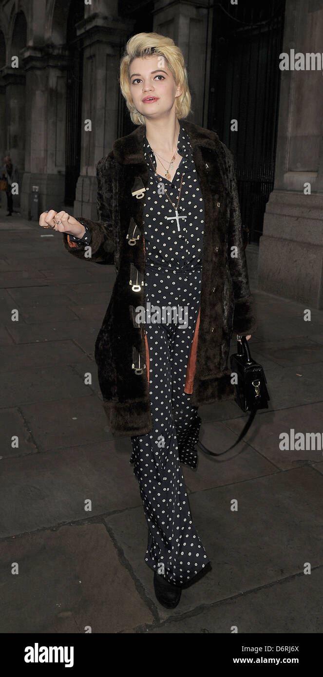 Pixie Geldof London Fashion Week A/W 2011 - Unique, held at Topshop ...