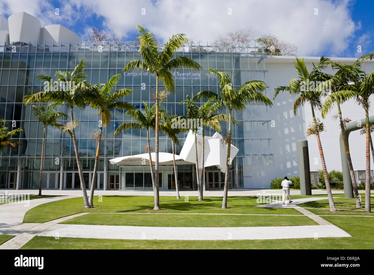 New World Center concert hall, Miami Beach, Florida, USA Stock Photo ...