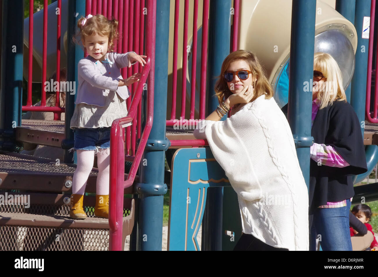 Jessica Alba her mother Catherine and her daughter Honor Marie enjoy a ... Jessica Alba her mother Catherine and her daughter Honor Marie enjoy a ...