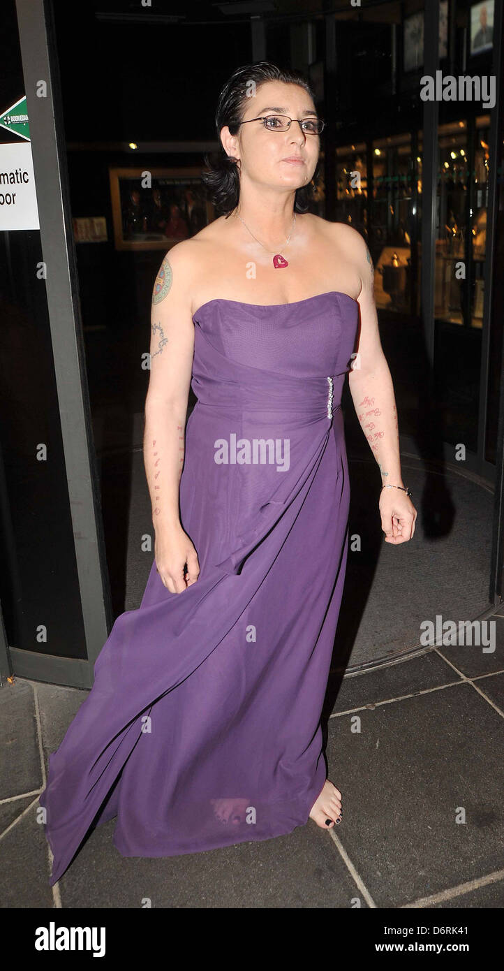Sinead O'Connor outside the RTE studios Dublin, Ireland - 02.09.11 ...