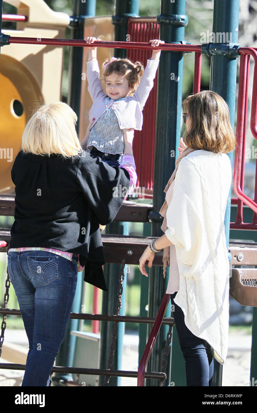 Jessica Alba And Catherine Alba High Resolution Stock Photography and ...