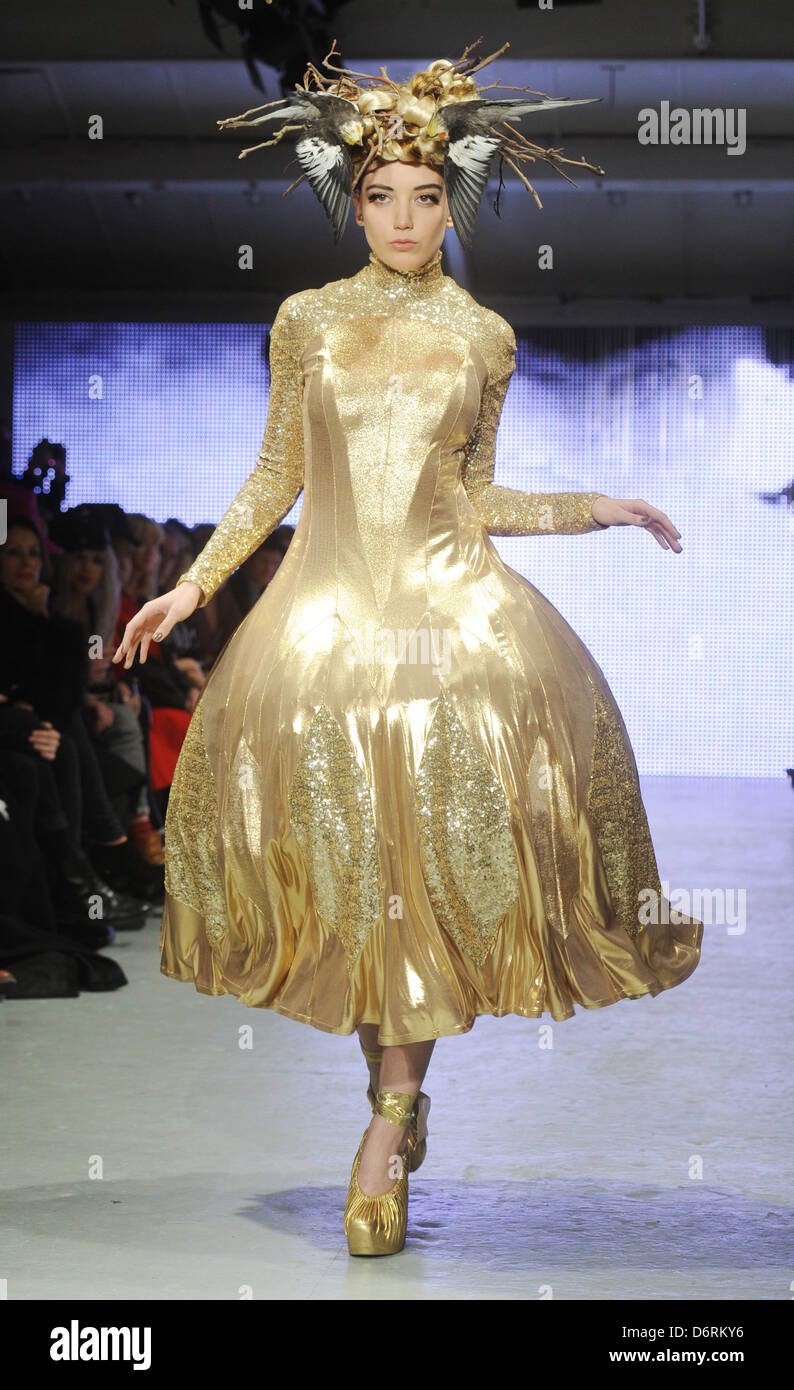 Daisy Lowe London Fashion Week A W 2011 Pam Hogg Catwalk London