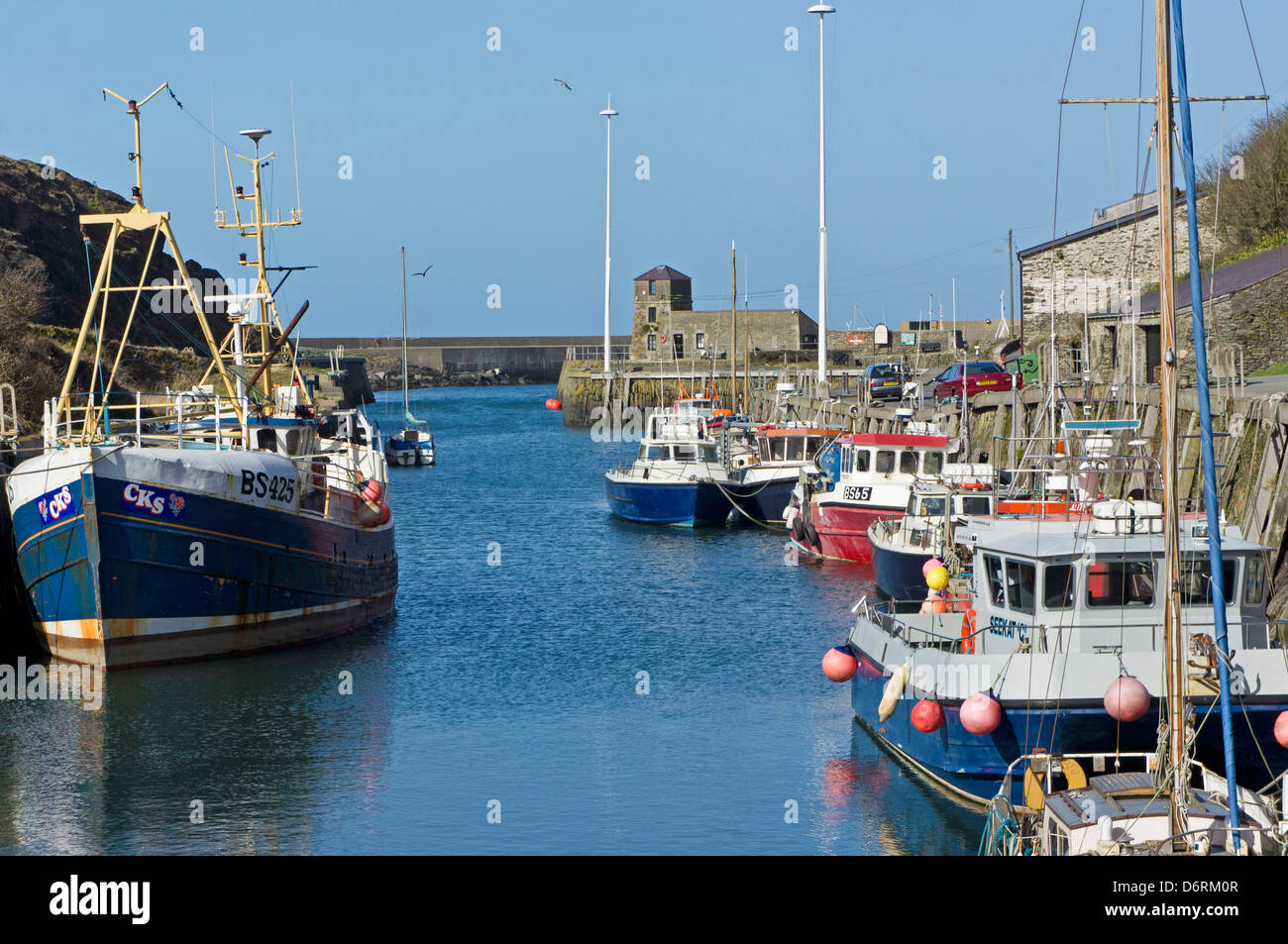 Amlwch Port Anglesey North Wales UK Stock Photo - Alamy
