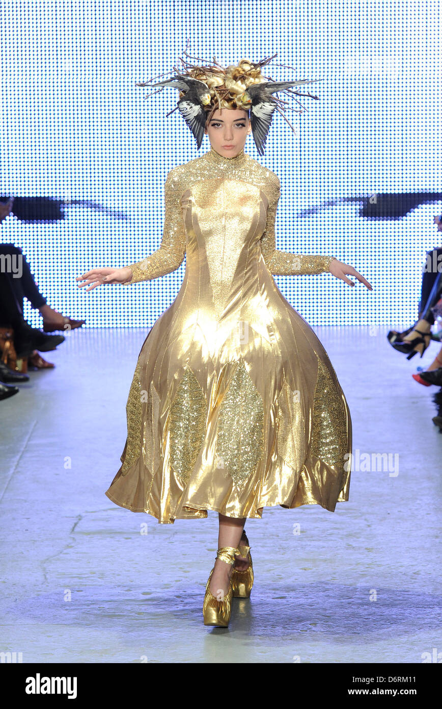 Daisy Lowe London Fashion Week A W 2011 Pam Hogg Catwalk London