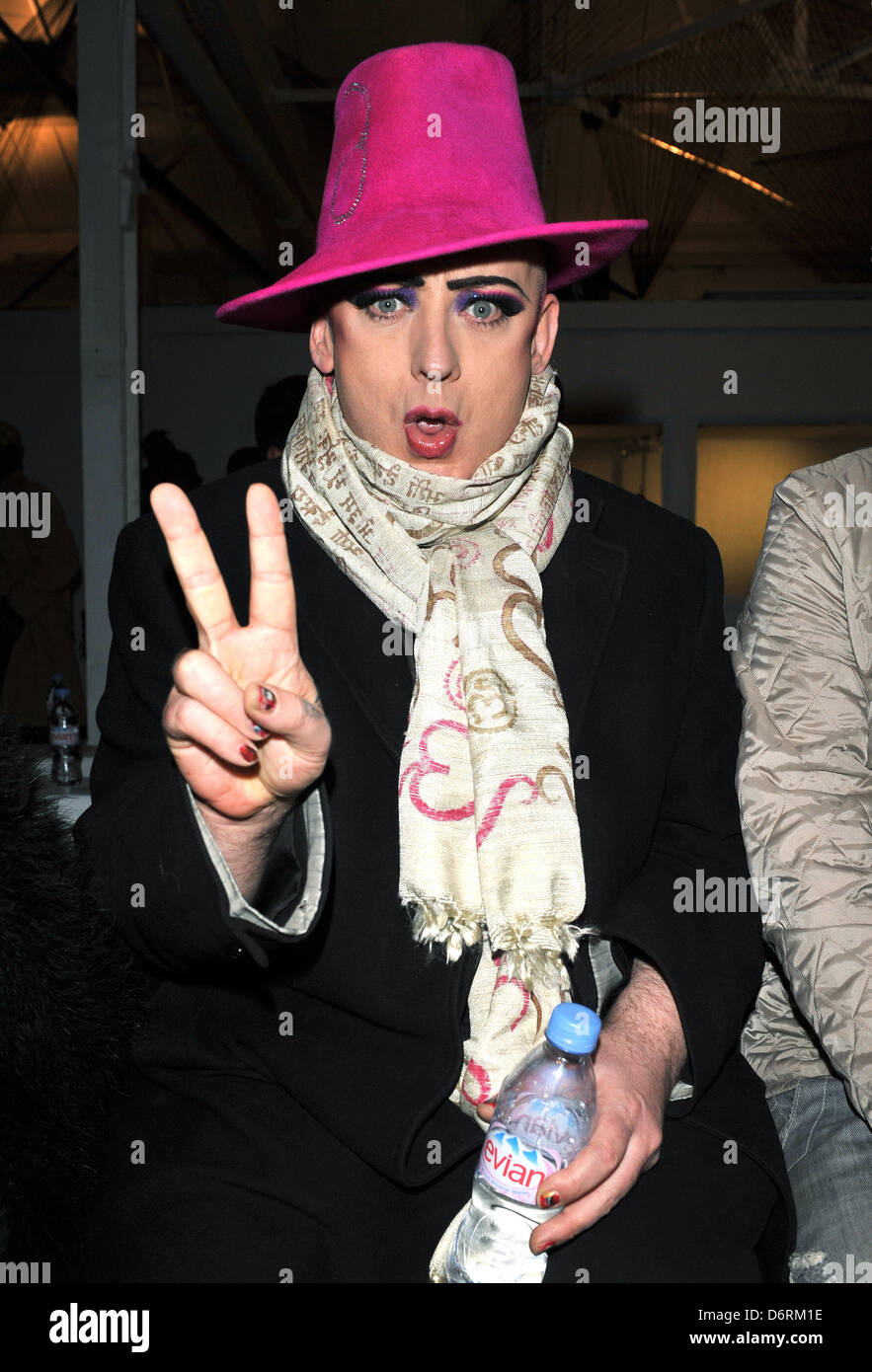 Boy George London Fashion Week A/W 2011 - Pam Hogg - Front Row London ...