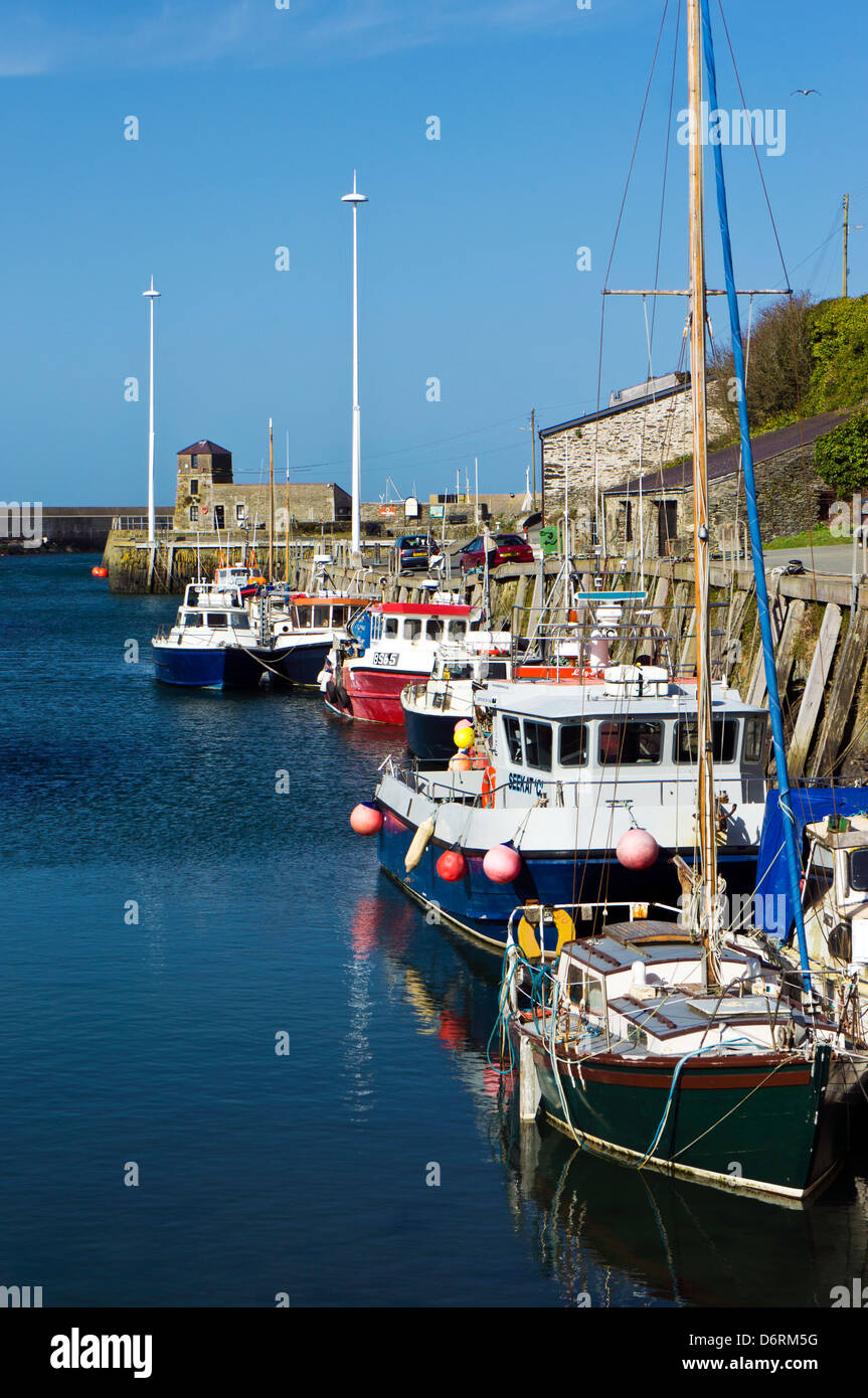 Amlwch Port Anglesey North Wales UK Stock Photo - Alamy