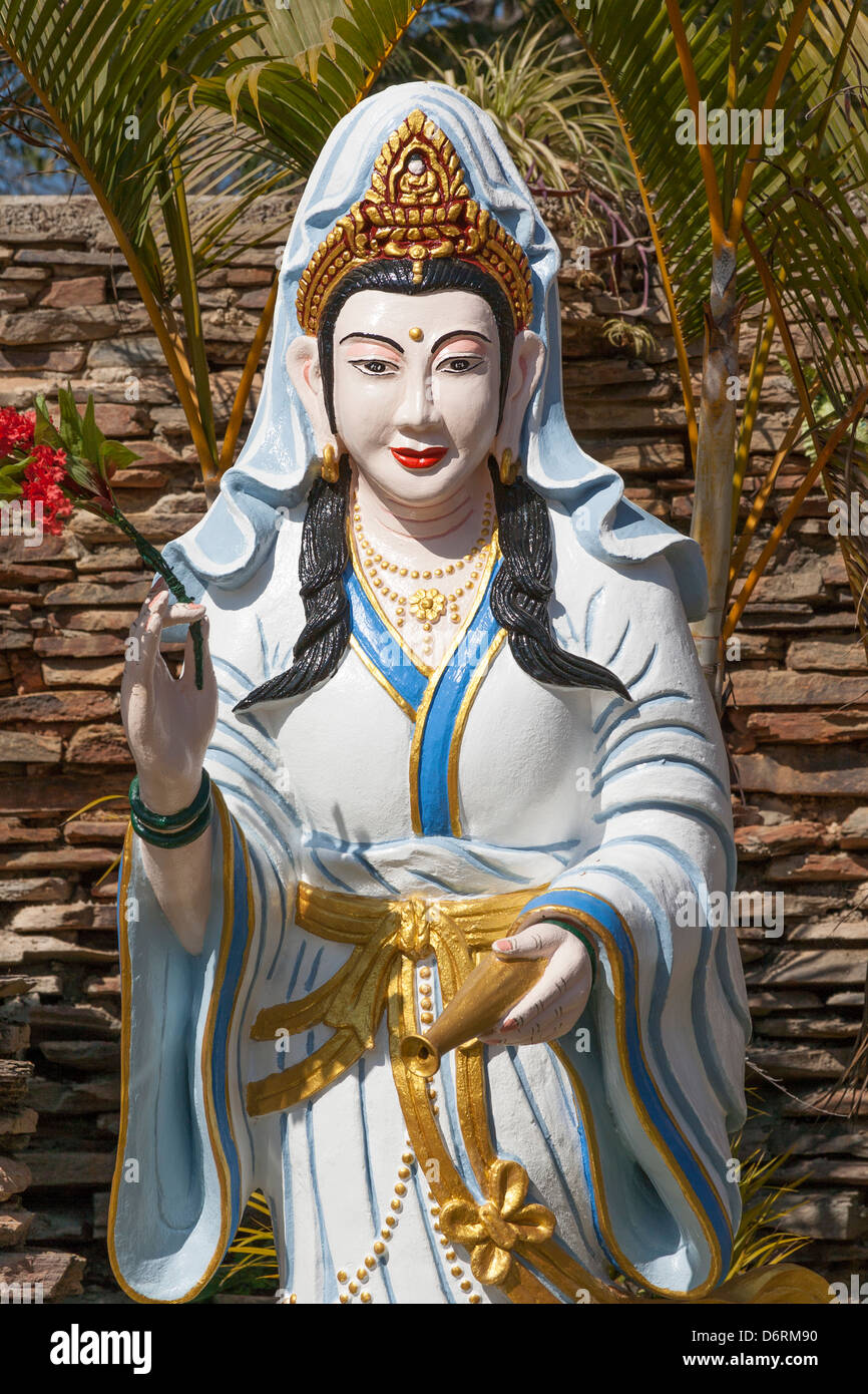 Statue at Chinese Temple, Pyin Oo Lwin, also known as Pyin U Lwin and ...
