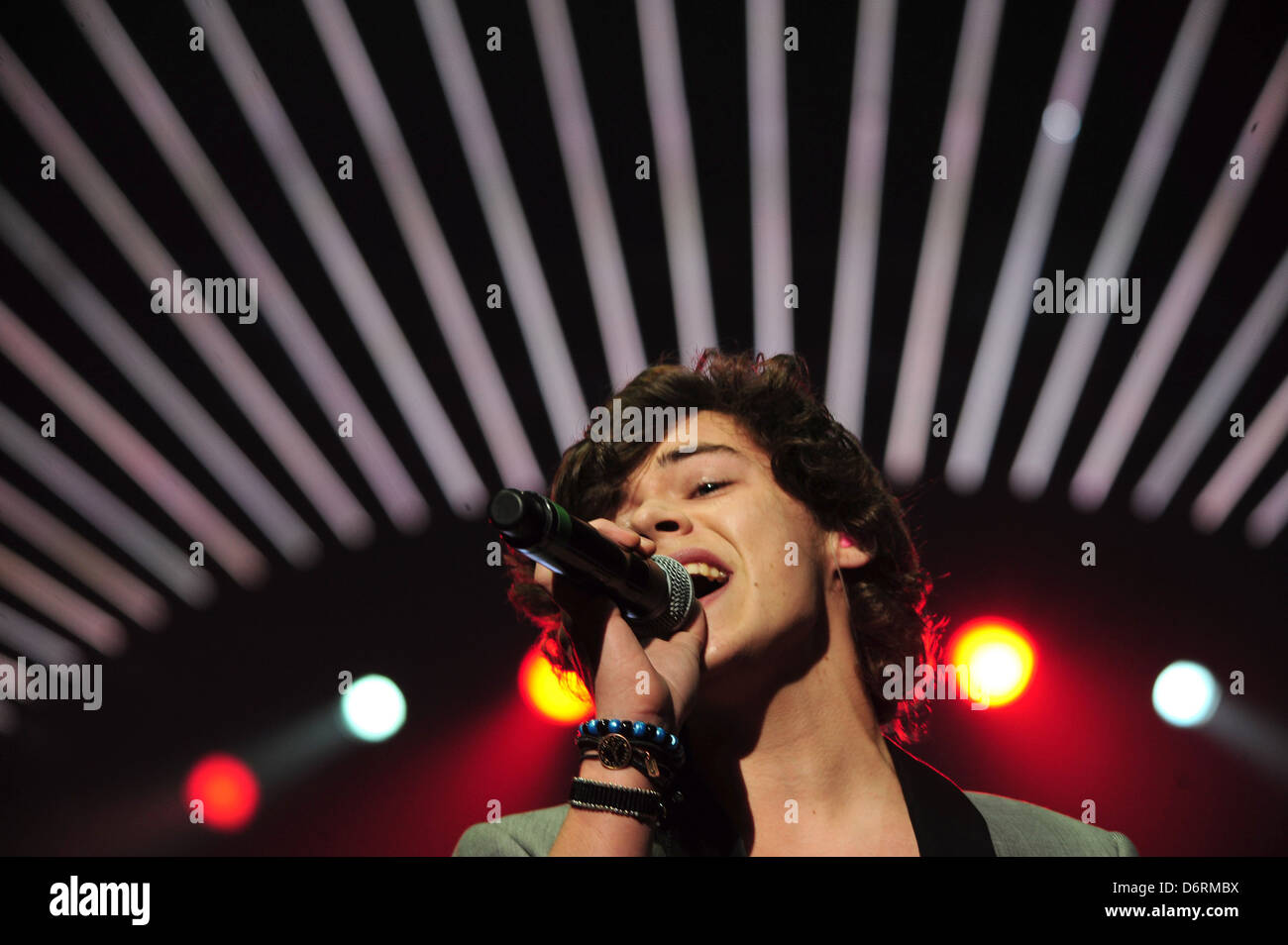 Harry Styles from One Direction The opening night of 'The X Factor ...