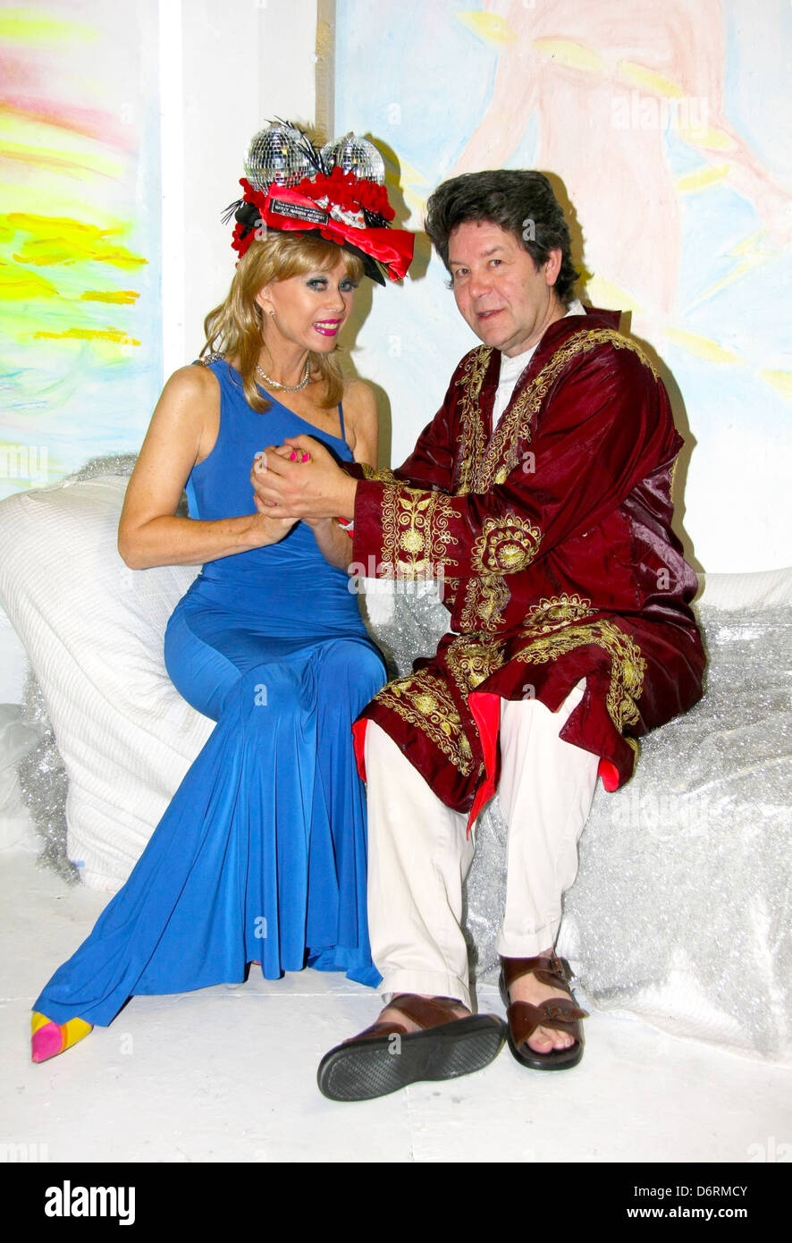 Sally Farmiloe-Naville, Mark Perry 'Carry On Brighton' photocall ...