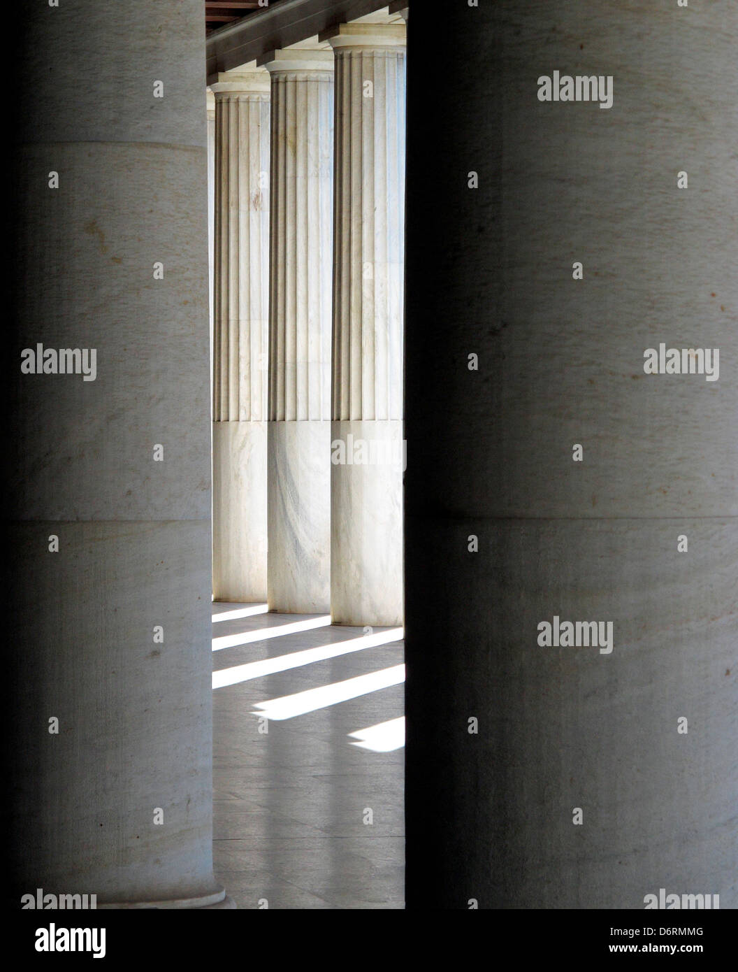 Greece, Athens, Attiki, Stoa Attalou, Colonnade Stock Photo - Alamy