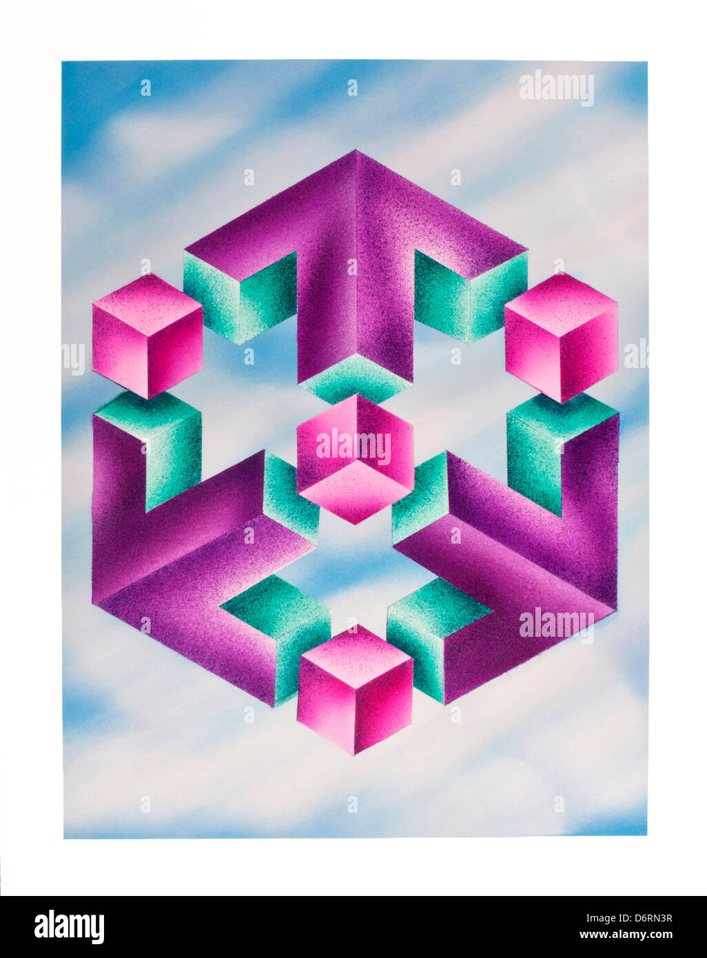 Optical illusion Cut Out Stock Images & Pictures - Alamy