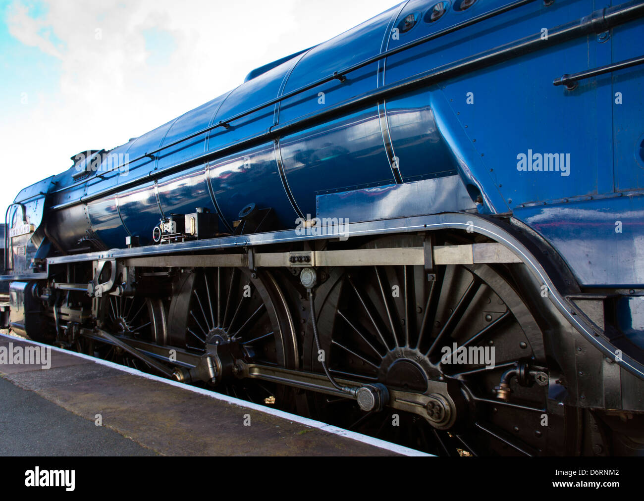Tornado 60163 Steam Engine at Holyhead station Anglesey North Wales Uk ...
